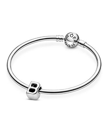 Pandora Sterling Silver Script Alphabet Dangle Charm - Macy's