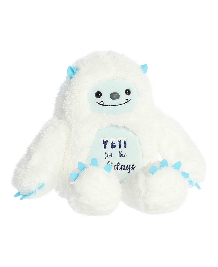 Aurora Medium Yeti For The Holidays JUST SAYIN' Festive Stuffed Animal ...