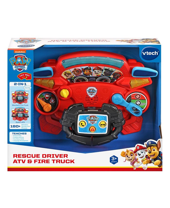 VTech Paw Patrol Rescue Driver ATV Fire Truck - Macy's