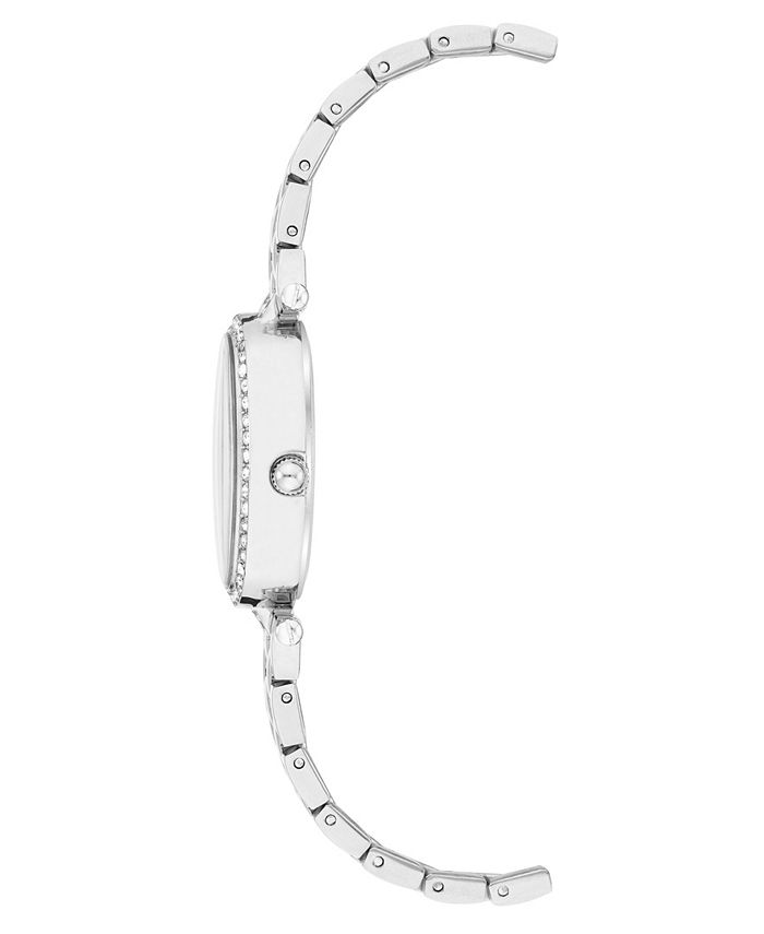 Anne Klein Women's Quartz Silver-Tone Alloy Watch Set, 22mm - Macy's