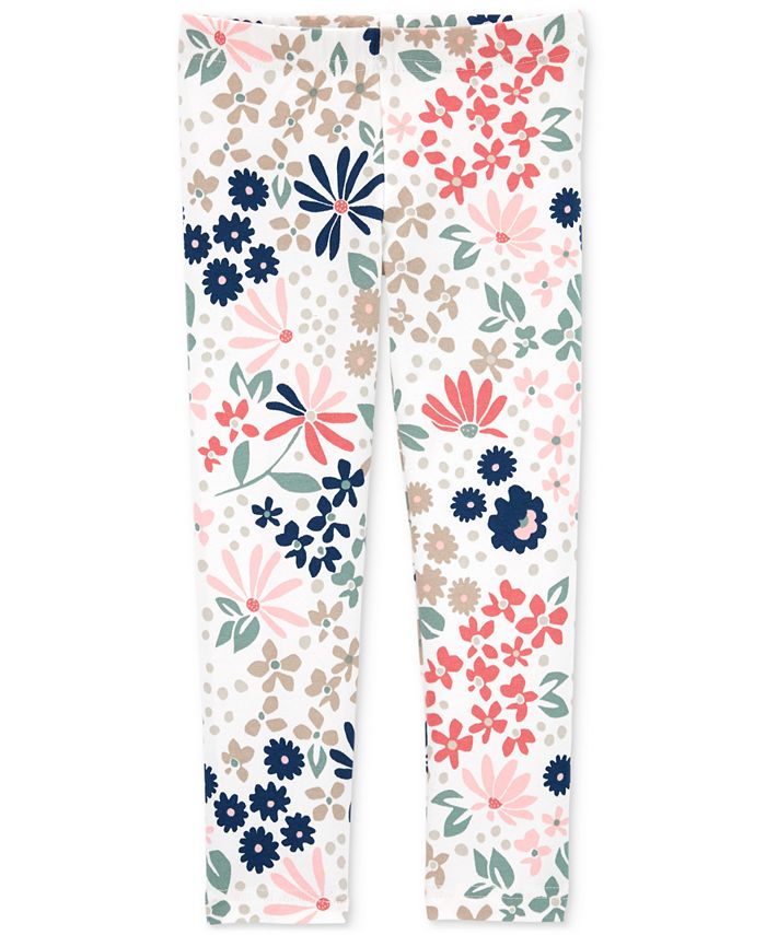 Carter's Toddler Girls Floral-Print Leggings - Macy's