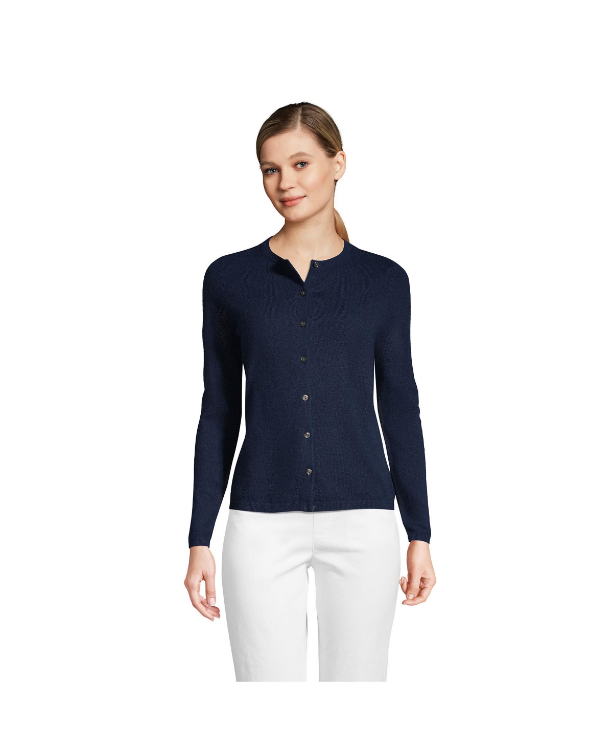 Click here for Lands End Womens Cashmere Cardigan Sweater - Radia... prices