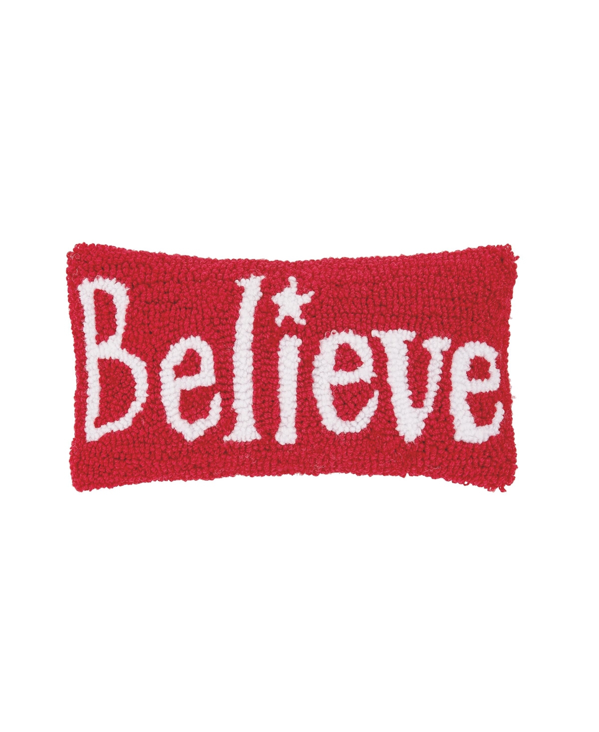Click here for 6 x 12 Believe Hooked Petite Christmas Holiday Pil... prices