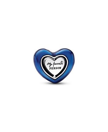 Pandora Crystals Blue Spinnable Heart Charm - Macy's