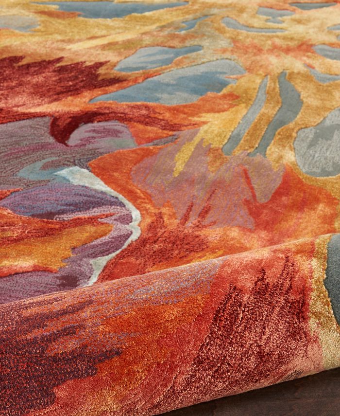 Nourison Home Prismatic PRS08 8'6" x 11'6" Area Rug - Macy's