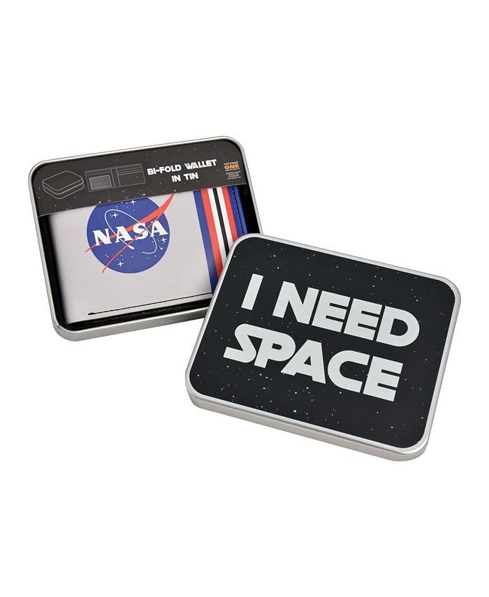 NASA LOGO Bifold Wallet in a Decorative Tin Case, Multi - Macy's