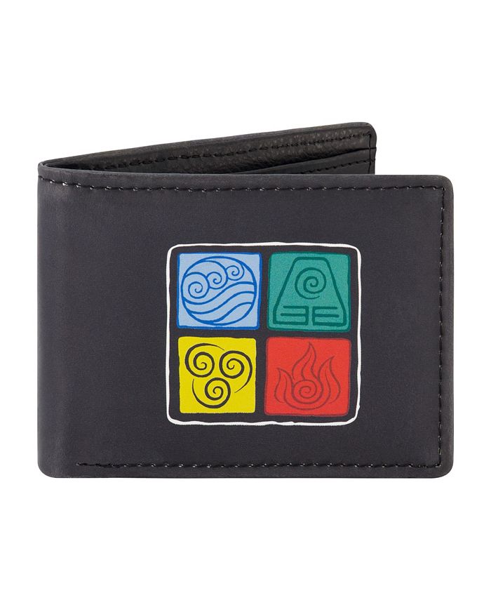 Nickelodeon AVATAR THE LAST AIRBENDER FOUR ELEMENTS Bifold Wallet, Slim ...