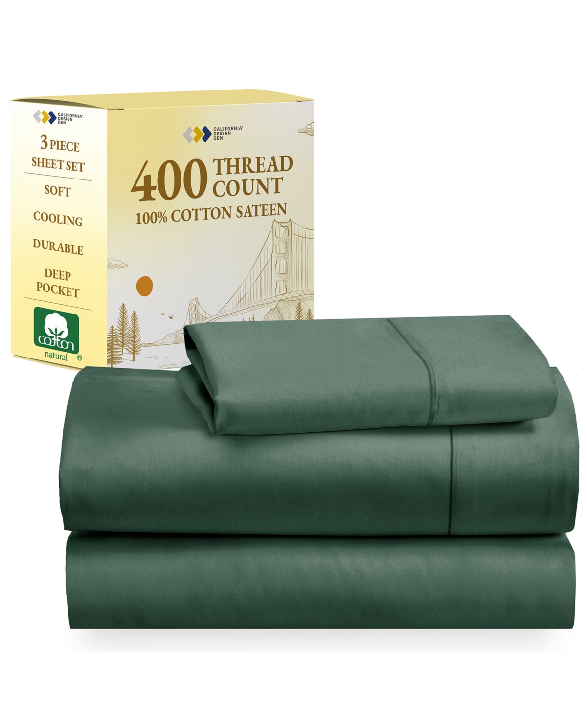 Click here for Soft Cotton Sheet Set - 400 Thread Count 100 Cotto... prices