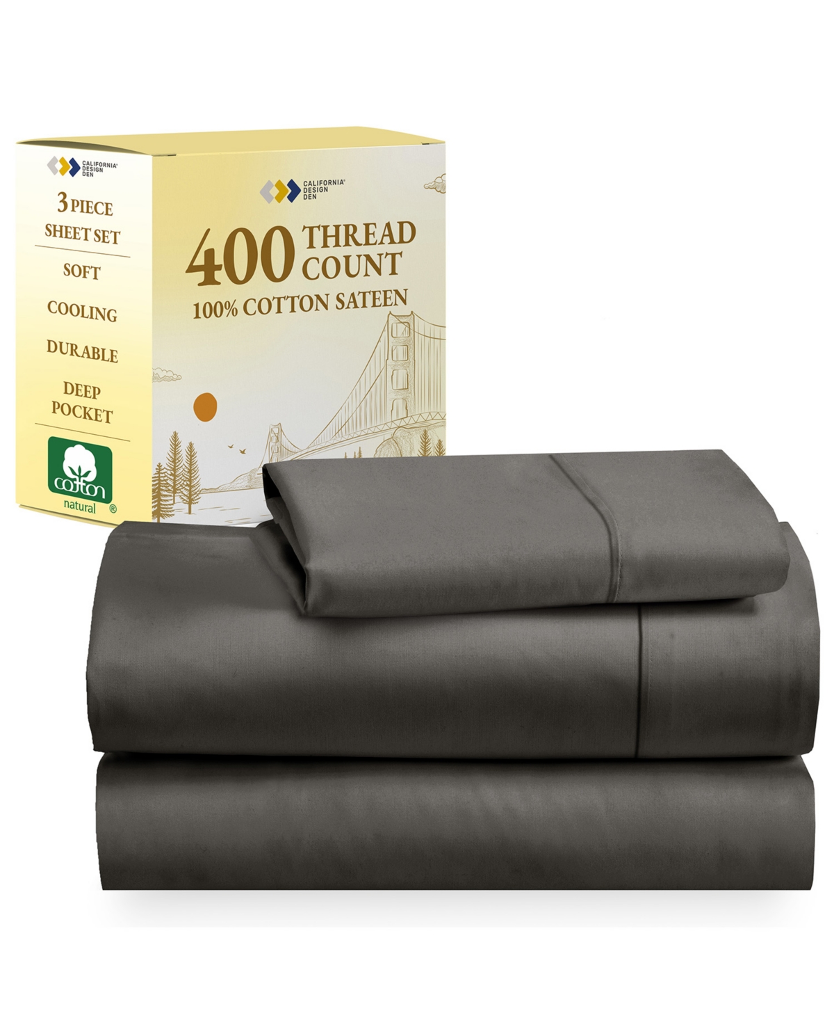 Click here for Soft Cotton Sheet Set - 400 Thread Count 100 Cotto... prices
