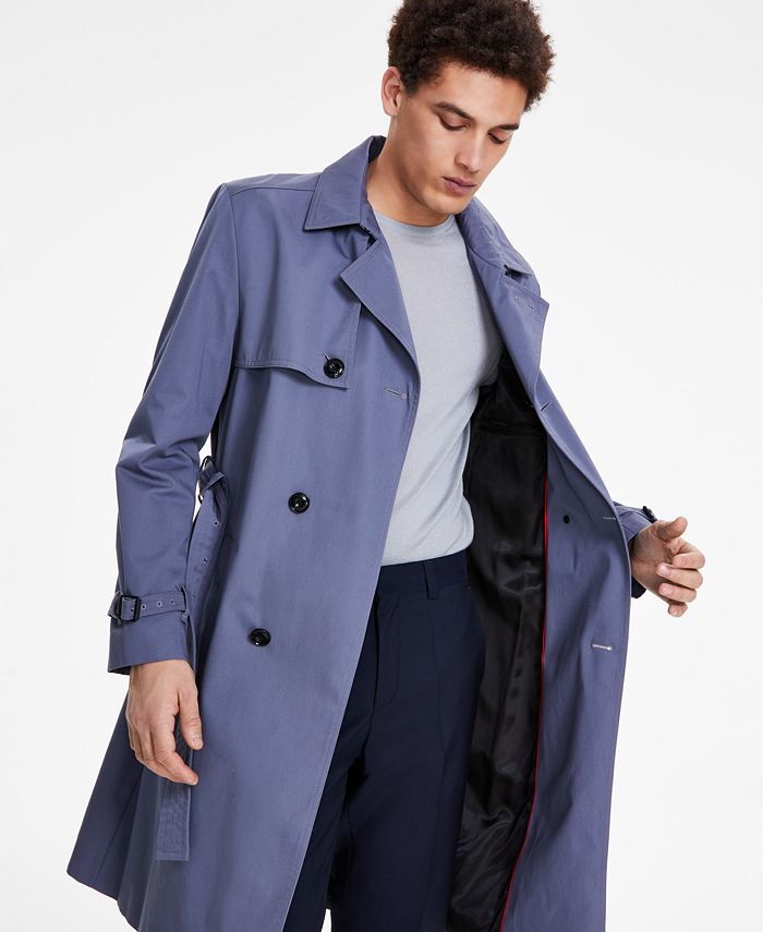 Hugo Boss Men's Regular-Fit Overcoat - Macy's