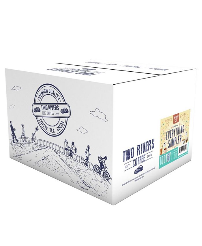 Two Rivers Coffee Bit of Everything Variety Sampler Pack, 2.0 Keurig ...