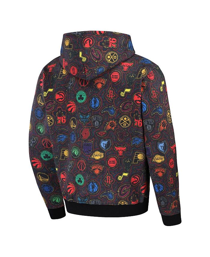 Staple Men's NBA x Black All Teams Fusion Fleece Pullover Hoodie - Macy's