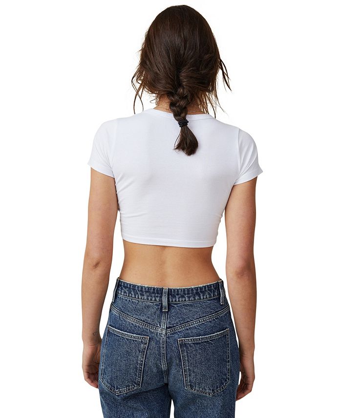 COTTON ON Women's Micro Baby Crop T-shirt - Macy's