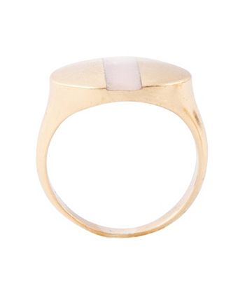 Barse Signet Bronze Circle Band Ring - Macy's