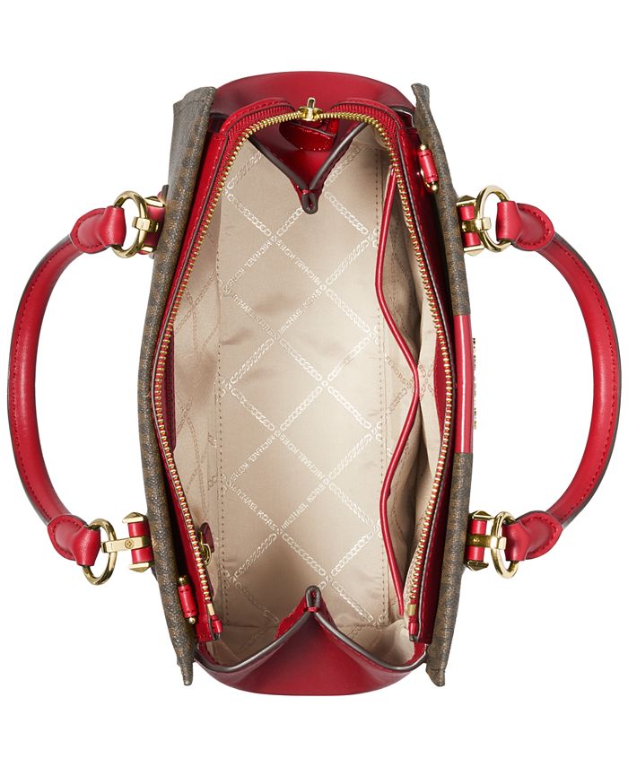 Michael Kors Logo Marilyn Medium Satchel - Macy's