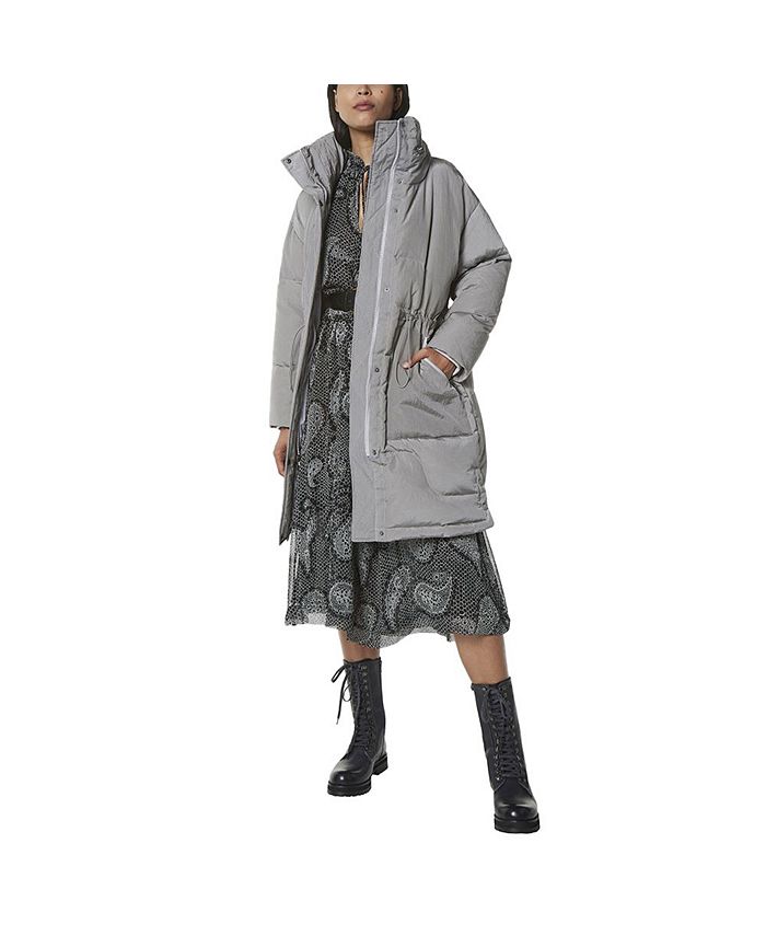 Andrew Marc Black Label Women's Arleigh Crinkle Nylon Down Anorak - Macy's