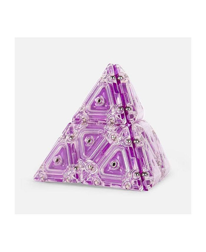 Speks Quartz Pyramid Magnetic Triangles Set of 12 Fidget & Building Toy ...