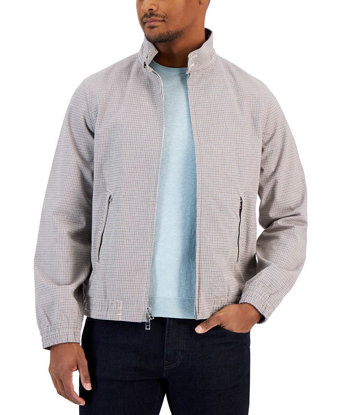 Michael Kors Men's Packable Zip-Front Water-Resistant Jacket - Macy's