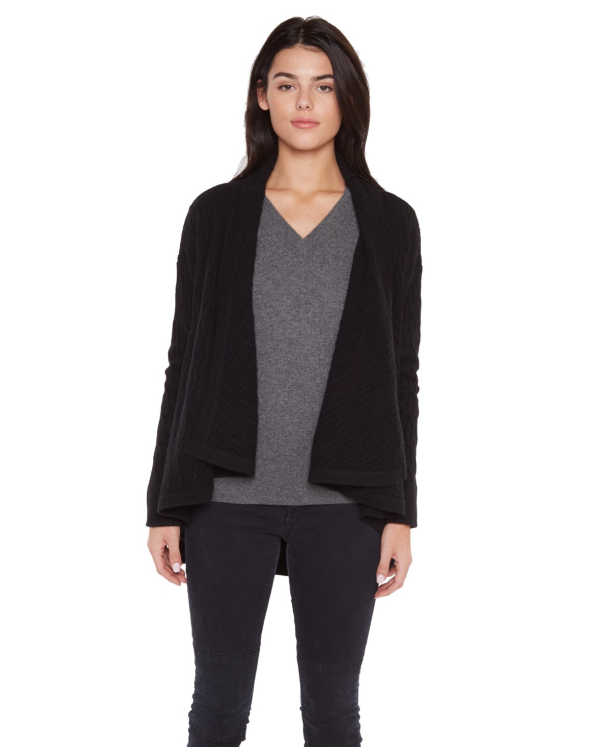 Click here for Jennie Liu Womens 100 Pure Cashmere 4-ply Cable-kn... prices