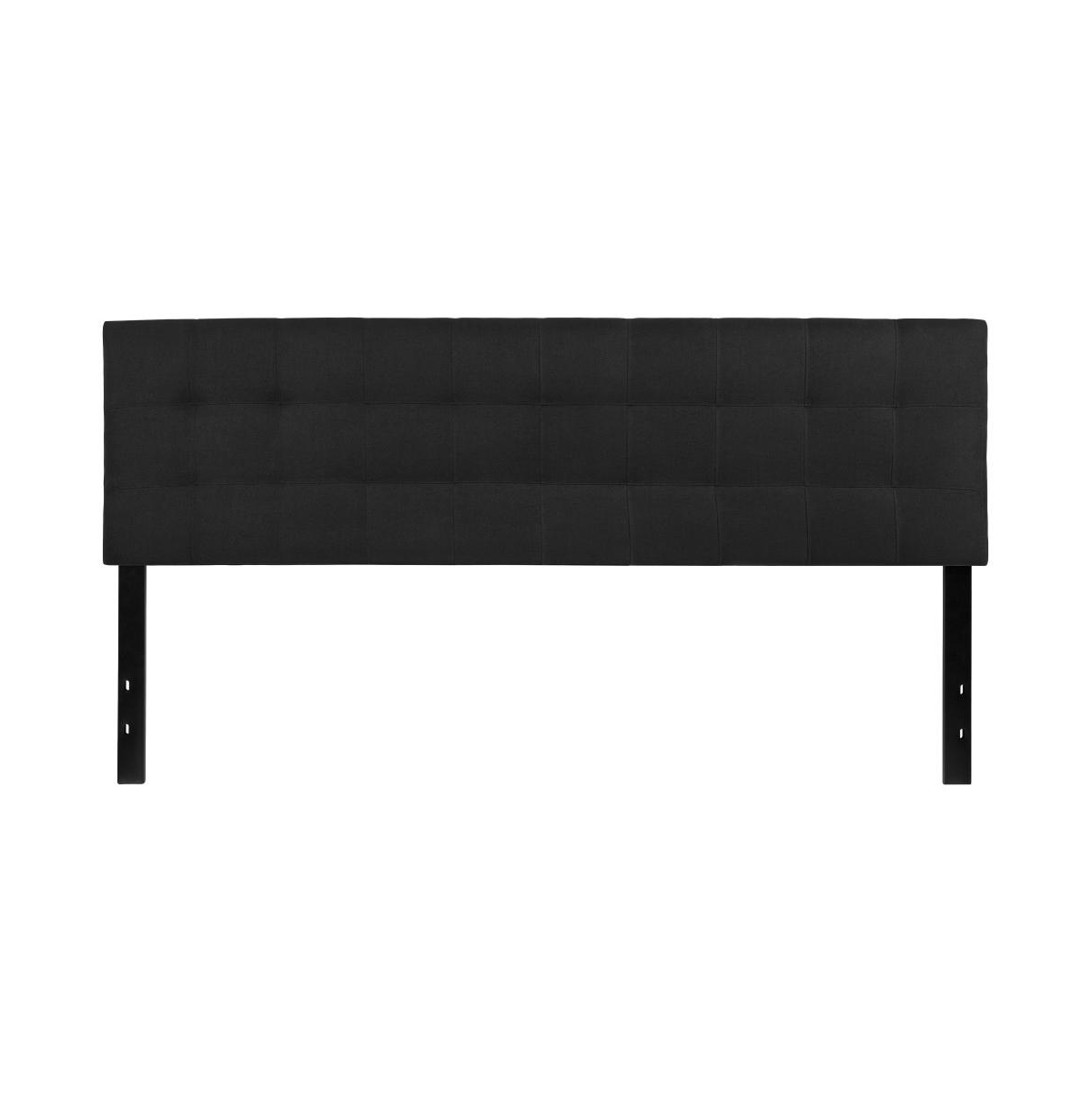 Click here for Quilted Tufted King Upholstered Headboard - Black prices