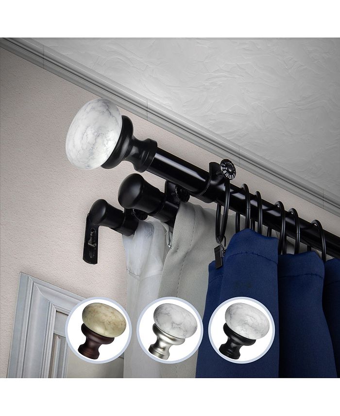 Rod Desyne Merlyn 13/16" Triple Curtain Rod 120-170" - Macy's