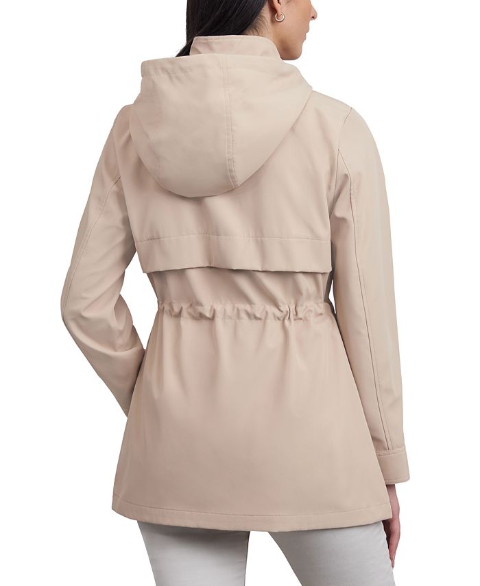 Michael Kors Women's Hooded Water-Resistant Anorak Coat - Macy's