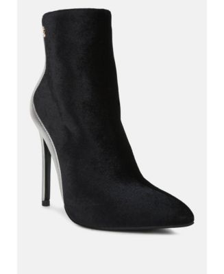 SLADE Womens Metallic Highlight High Heeled Ankle Boots - Macy's