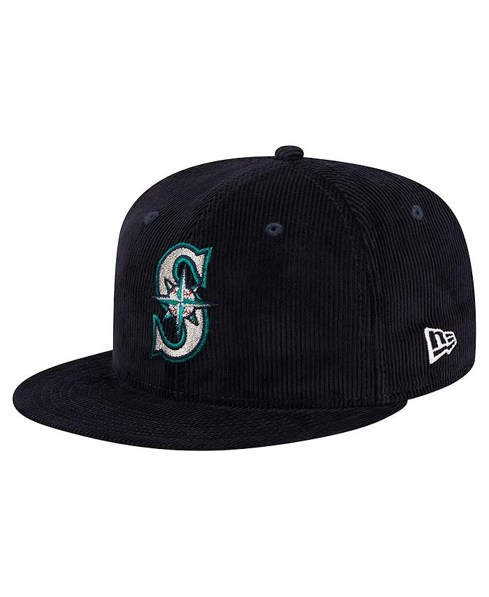 New Era Men's Navy Seattle Mariners Throwback Corduroy 59FIFTY Fitted ...