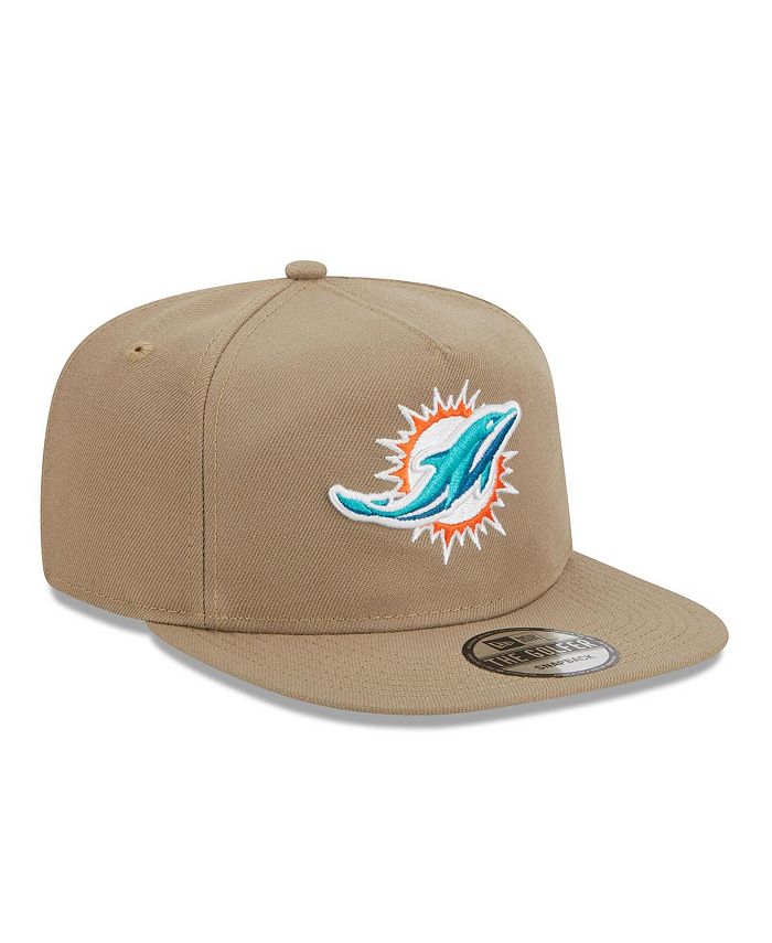 New Era Men's Tan Miami Dolphins Golfer Snapback Hat - Macy's