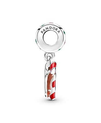 Pandora Sterling Silver Gingerbread Man Dangle Charm - Macy's