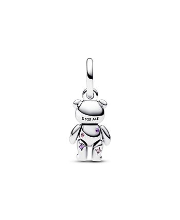 Pandora Cubic Zirconia Movable Teddy Bear Dangle Charm - Macy's