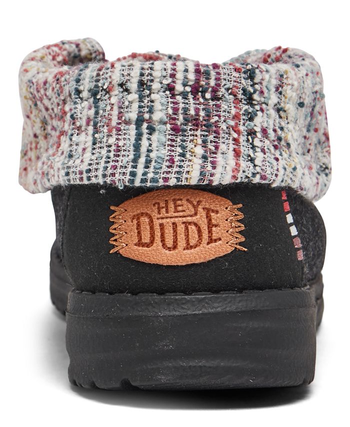 Hey Dude Little Girls Wendy Felted Fold Casual Moccasin Sneakers from ...