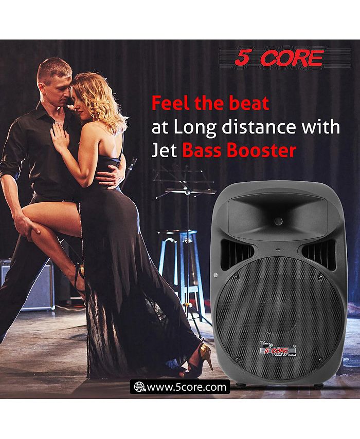 5 Core DJ speakers 15 Inch PA Speaker System 250W RMS PA system Tough ABS Cabinet Speakon ...