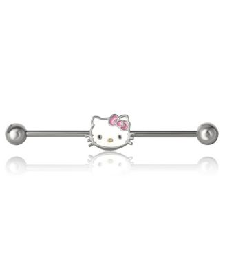 Hello Kitty Sanrio Womens Cartilage Earring Jewelry, Stainless Steel ...