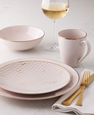 Lenox Trianna Blush Dinnerware, Tuscany Glassware and Portola Flatware ...