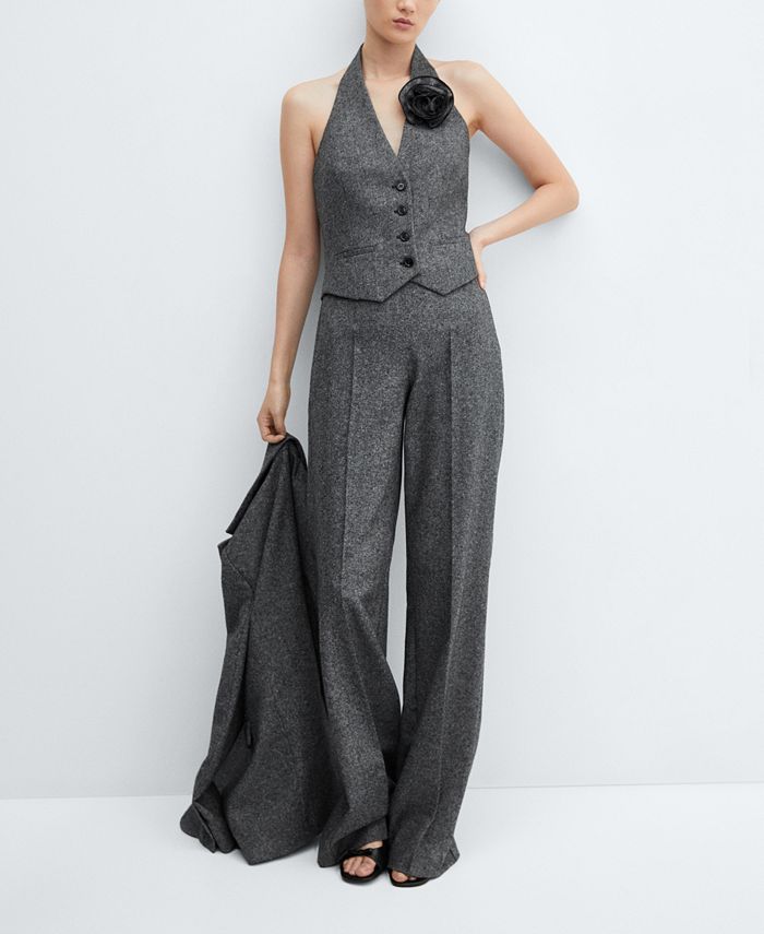 MANGO Women's Wool Suit Pants - Macy's