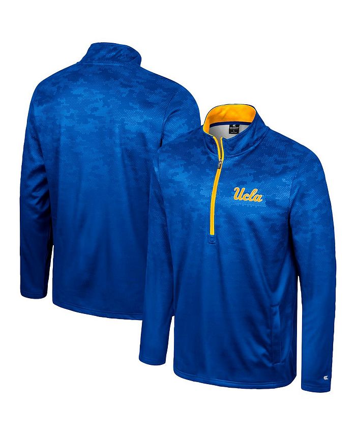 Colosseum Men's Blue UCLA Bruins The Machine Half-Zip Jacket - Macy's