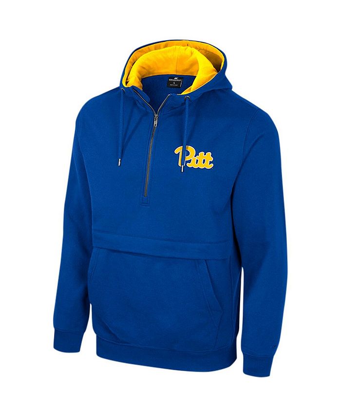 Colosseum Men's Royal Pitt Panthers Half-Zip Hoodie - Macy's