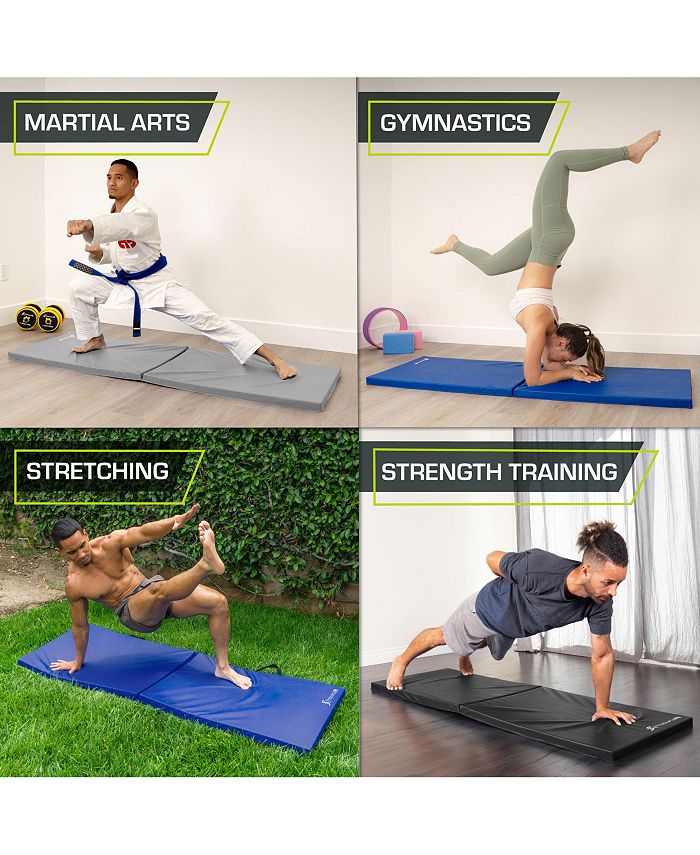 ProsourceFit Bi-Fold Folding Exercise Mat - Macy's