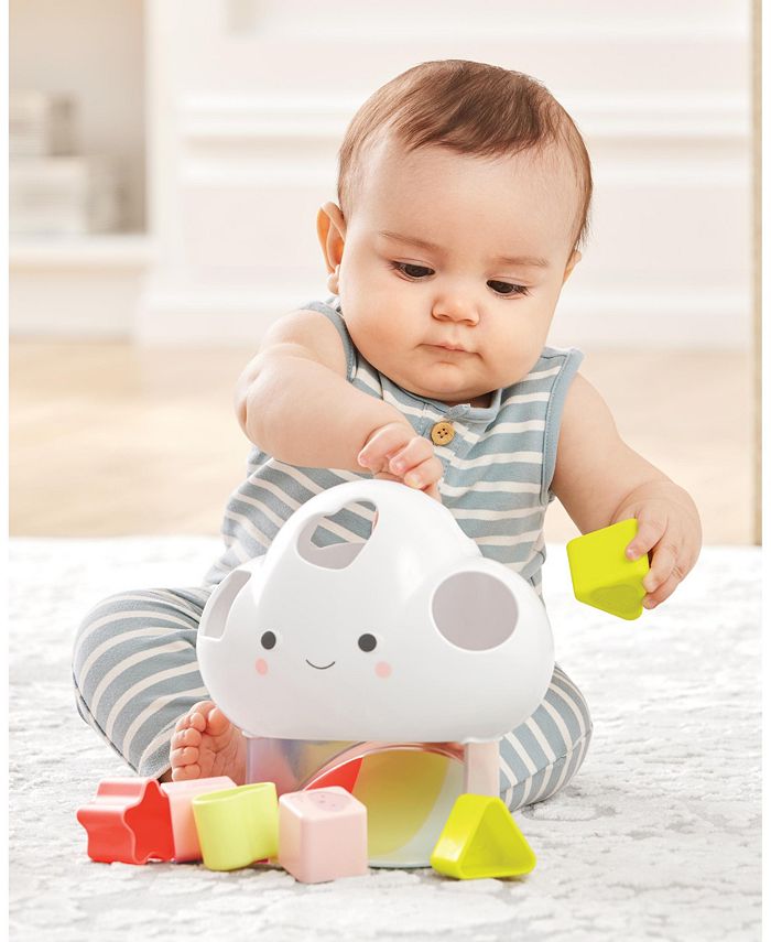 Skip Hop Silver-Tone Lining Cloud Feelings Shape Sorter Baby Toy - Macy's