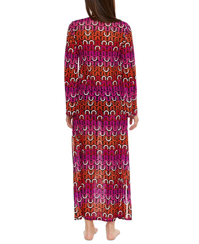 Trina Turk Women's Echo Mesh Maxi Dress Cover-Up - Macy's