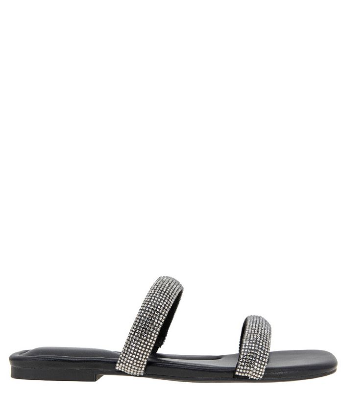 BCBGeneration Women's Glannis Rhinestone Embellished Sandal - Macy's