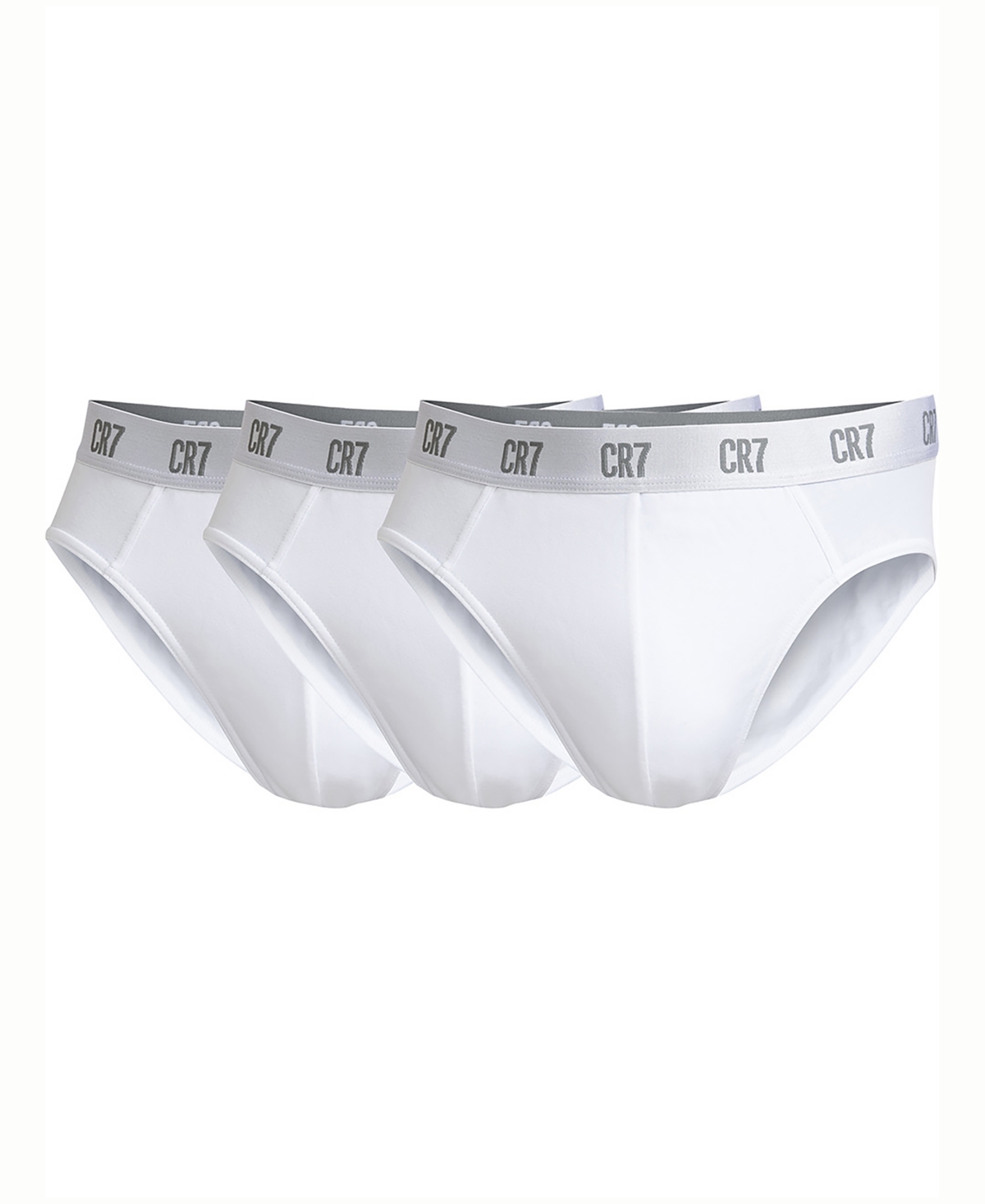Click here for CR7 Mens Main Basic Brief  3 Pack - White prices