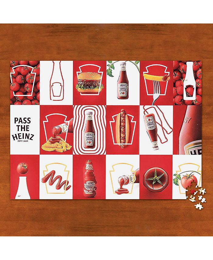 Collections Etc Supersized Puzzles Heinz Ketchup - 1000 Piece Puzzle ...
