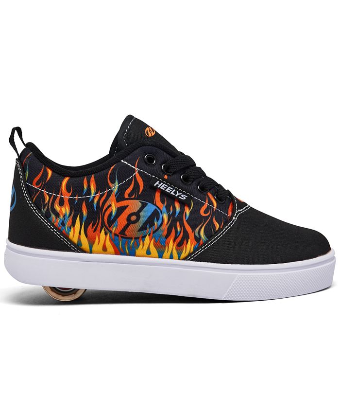 Heelys Big Kids Pro 20 Flames Wheeled Skate Casual Sneakers from Finish ...