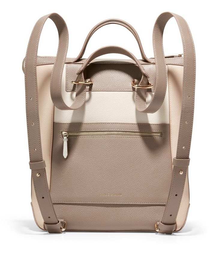 Cole Haan Medium Grand Ambition Leather Convertible Backpack - Macy's