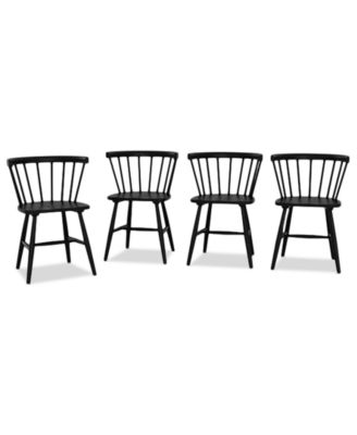 CLOSEOUT! Bernia 4pc Dining Chair Set - Macy's