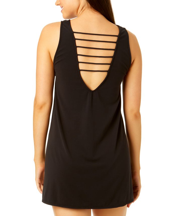 Salt + Cove Juniors' Strappy-Trim Tank Dress Cover-Up, Created for Macy ...
