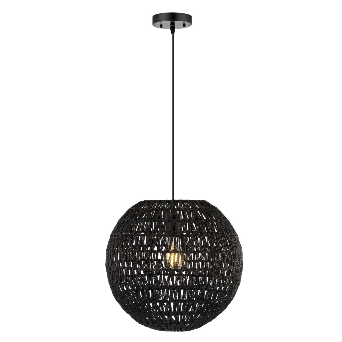 Click here for Luna Bohemian Modern Woven Rattan iron Led Pendant... prices