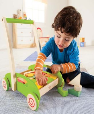 Hape Block Greed Roll Cart Toddler Toy - Macy's